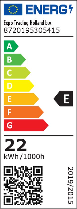 ETH Ruby Led plaf rond front+back ambient light 2800k 22w IP44 wit 23x2 ...