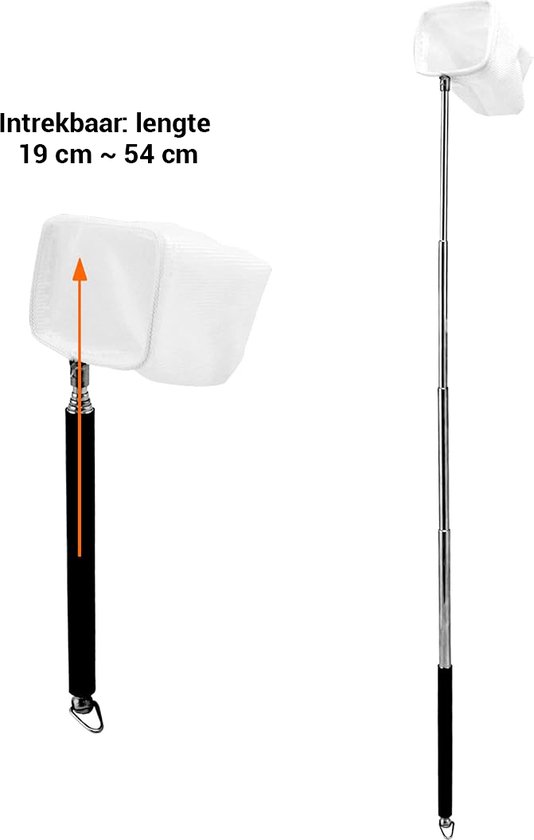 Telescopisch Aquarium Visnet - Set van 2 Klein Visnetten met Lange ...