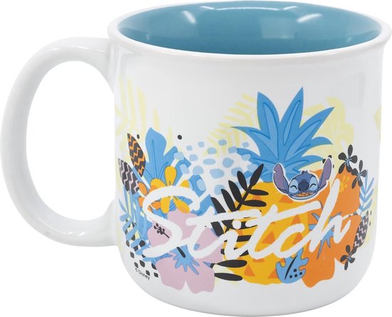 Disney - Ananas Stitch Keramische Mok - 325ml | bol