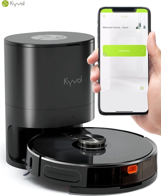 Cybovac S31 Robot stofzuiger met laadstation en dweilfunctie - Zwart | Elektrisch |... | bol