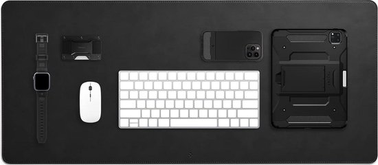 Bureauonderlegger van Velo Vegan PU Leer XXL muismat met anti-slip ...