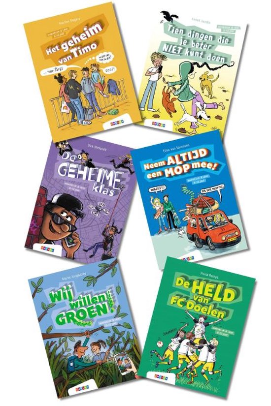 Makkelijk & Leuk - Pakket Makkelijk & Leuk AVI M4 (6 titels ...