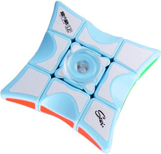 QiYi Spinner Cube Color Box version - BLAUW | Games | bol