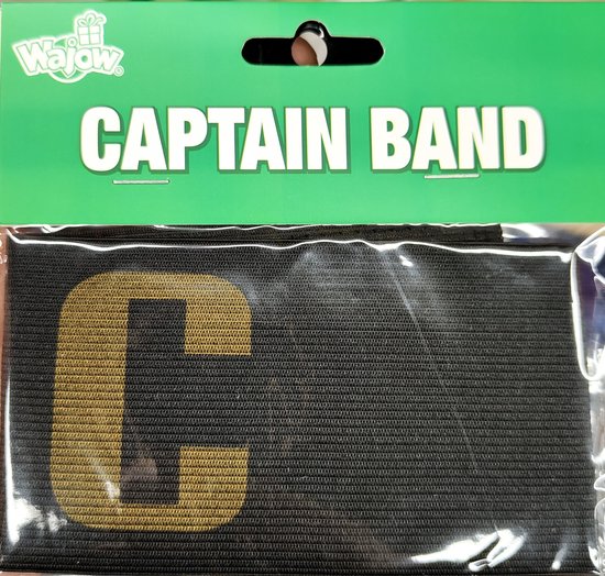Aanvoerdersband Zwart – Captain Band – Elastisch – Voetbal & Sport | bol