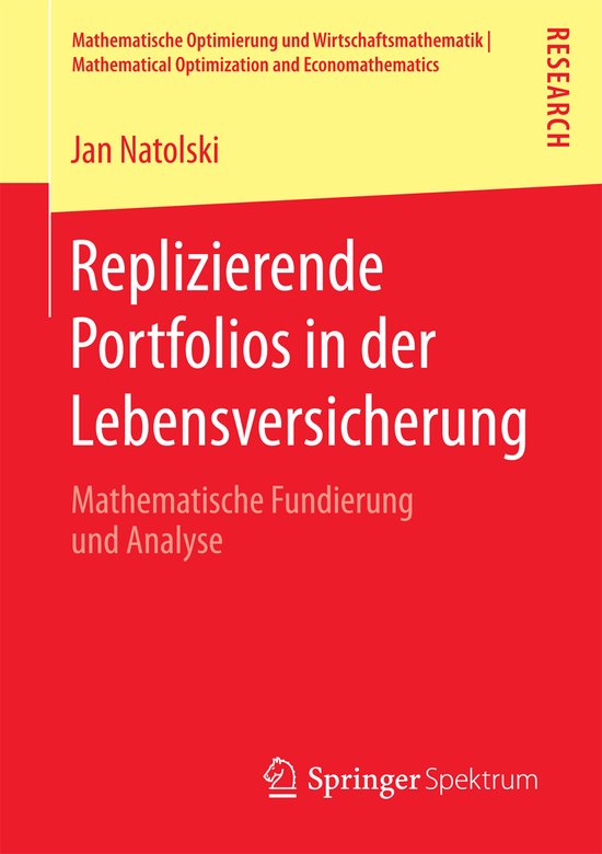 Mathematische Optimierung und Wirtschaftsmathematik Mathematical ...