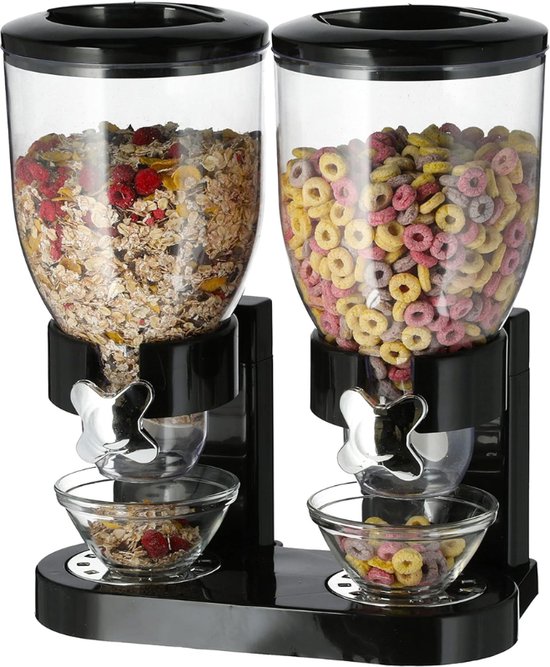 Cornflakes Dispenser - "Handige dubbele dispenser voor muesli ...