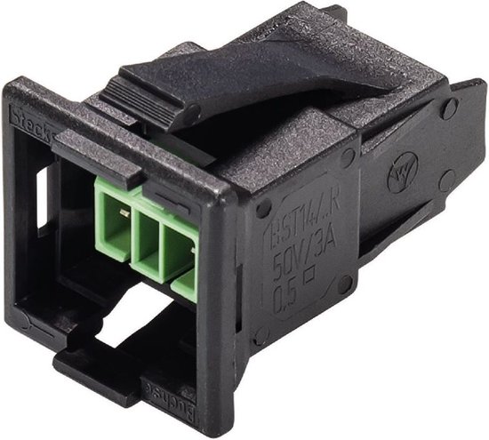 Gesis Snap-In Connector 2P Female - 50V - 3A - Groen - 93.421.0353.1 ...