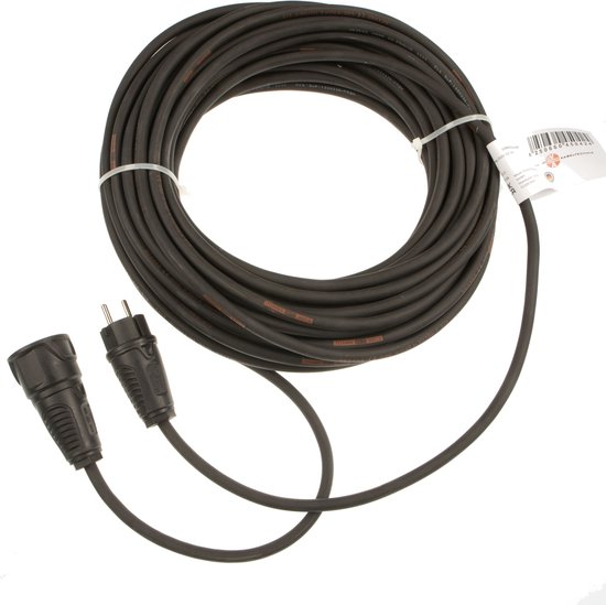 TITANEX Power Extension Cord 25m 16A, 3x 1,5 mm² - Schuko stroomkabel | bol