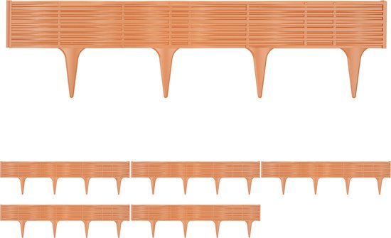 Deuba Borderrand - 11,7m Kunststof Weerbestendig - Terracotta | bol