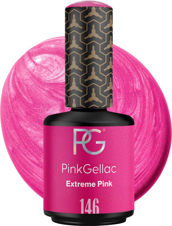 Pink Gellac 146 Extreme Pink Gel Nagellak 15ml - Roze Gellak ...