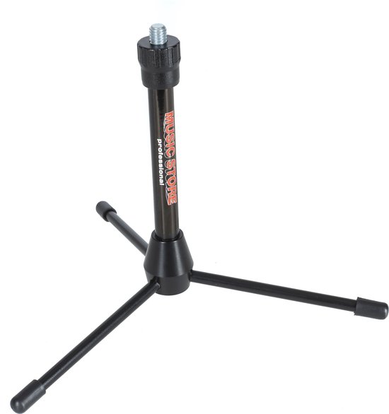 MUSIC STORE MS-1, tafelstatief, zwart 12cm hoch - Microfoonstandaard | bol