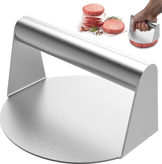 14 cm Smash Burger Press Round roestvrij staal - hamburgers - barbecue ...