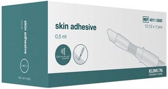 Klinibond skin adhesive 0.50gr steriel (12 stuks) Klinion | bol
