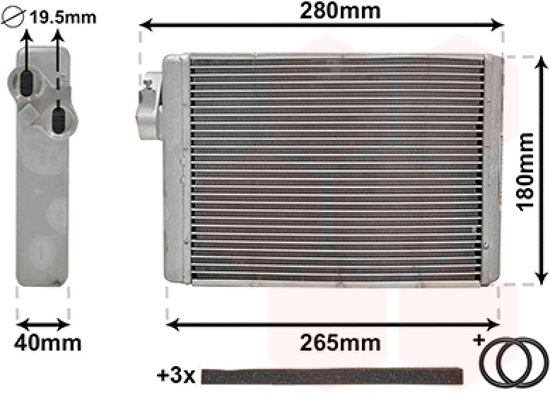 KACHEL RADIATEUR VOOR AUDI A4 B8 2007-2011 8K0898037A | bol