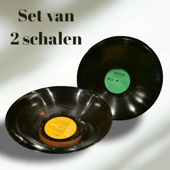 Lp Schaal - Schalen - Keuken - Cadeau - Set van 2 - Vinyl Schalen - LP ...