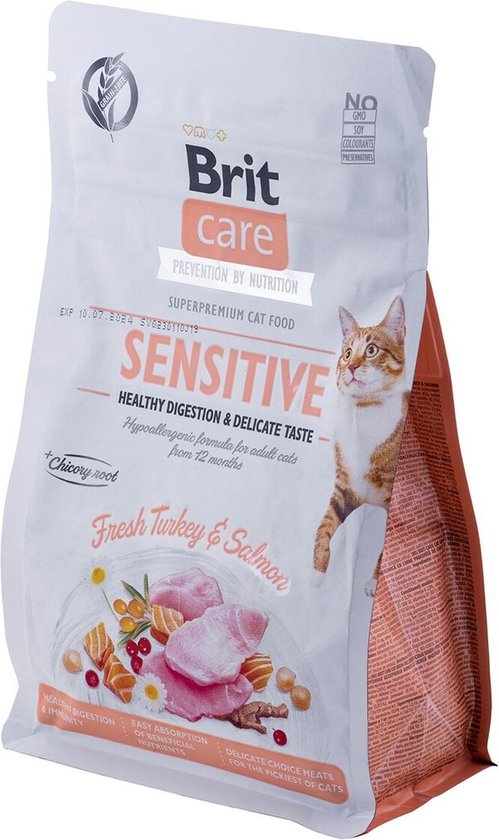 Brit Care Cat Grain-Free Sensitive Healthy Digestion & Delicate Taste ...