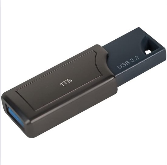 Usb Stick 1 TB - Grote terabyte stick - USB 3.2 Gen 2 - 600MB/s lezen | bol