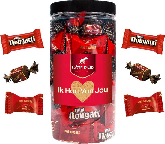 Best of Côte d'Or mix "Ik Hou Van Jou" - Mini Bouchée, Nougatti Mini ...