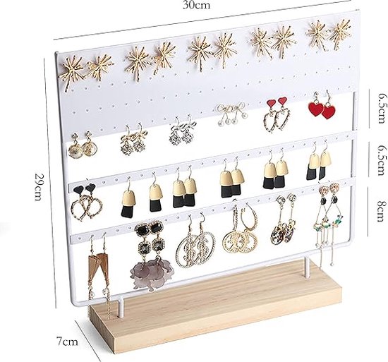oorbelhouder / Earring holder stand, earring organizer display stand ...