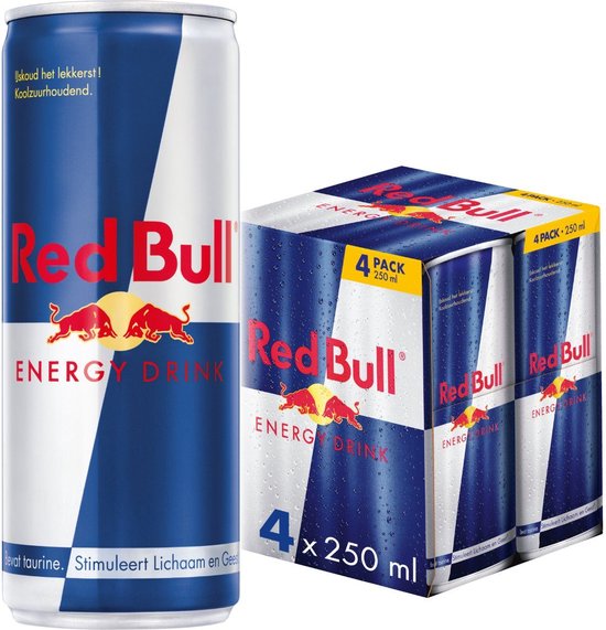 Red Bull Energy Drink 6 multipacks x 4 blikjes x 25 cl | bol