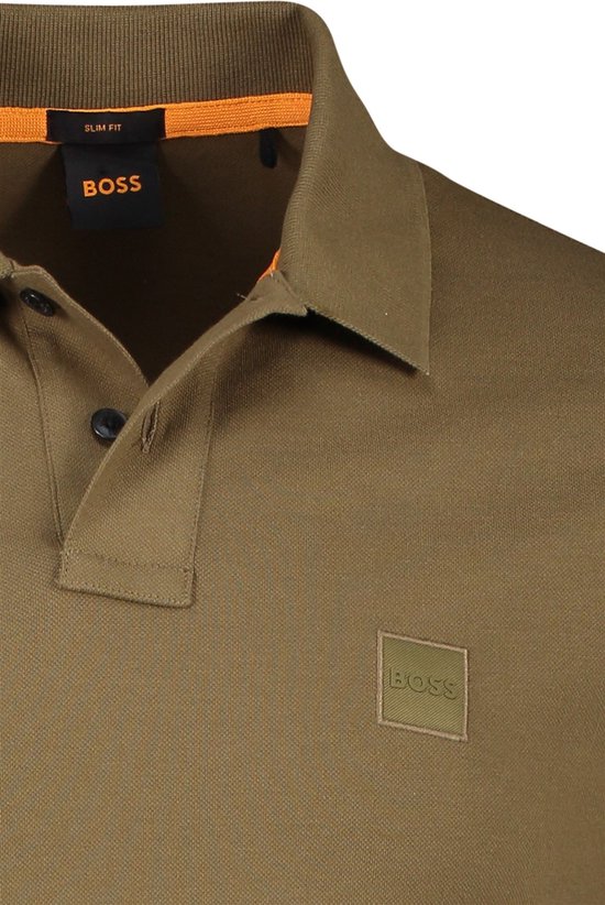 Hugo Boss poloshirt korte mouw bruin | bol