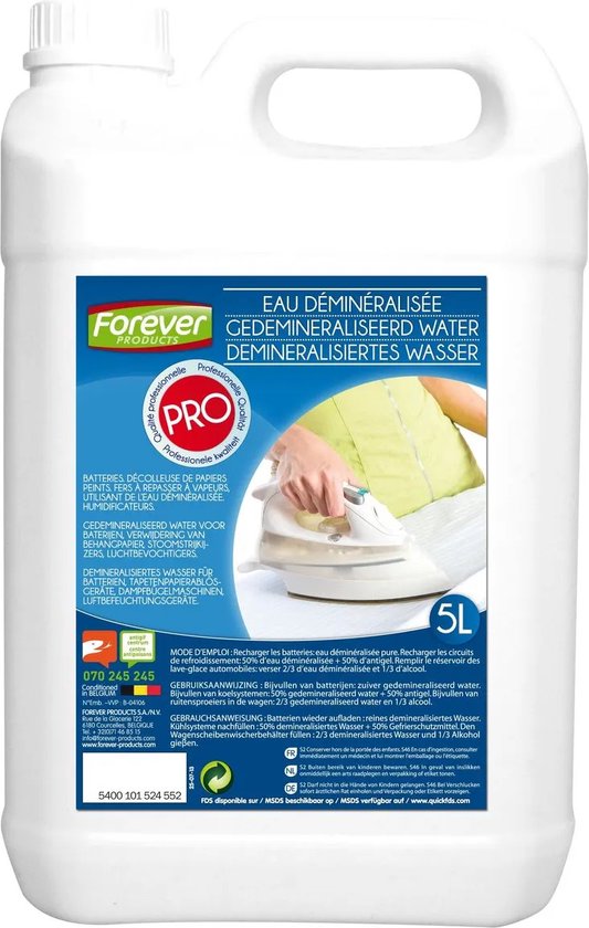 FOREVER GEDEMINERALISEERD WATER 220L WAARBORG INCL | bol