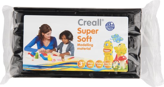 Plasticine Zwart 500 Gram | bol