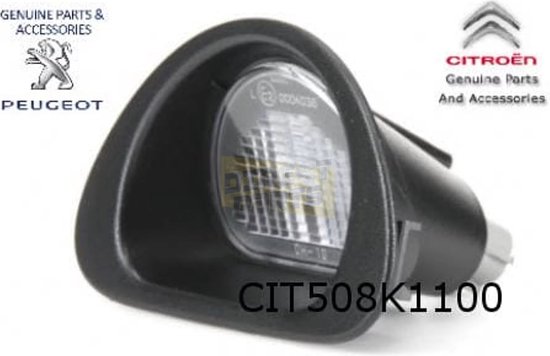 Citroën C1 (-5/2014)/ Peugeot 107 (10/2005-7/2014) Kentekenverlichting ...