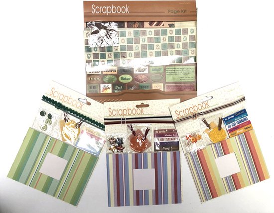 Mega Scrapbook Pakket - 4 Sets | bol