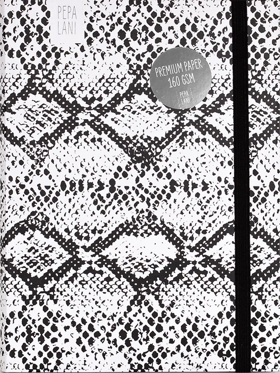 Pepa Lani bullet journal PRO Black & White Snake | bol