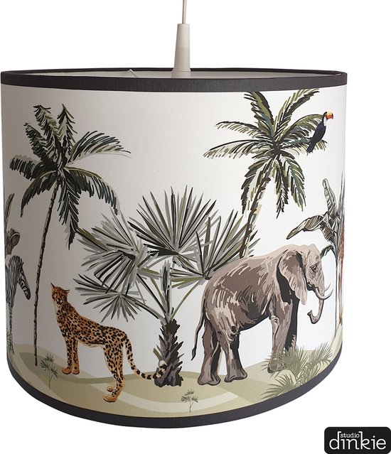 Studio Dinkie | Hanglamp | Jungle getekend | Babykamer | Kinderkamer ...