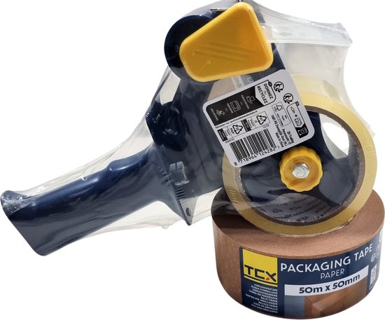 TCX - Verpakkingstape - Tapedispenser - dozen dichtmaken - Taperoller | bol
