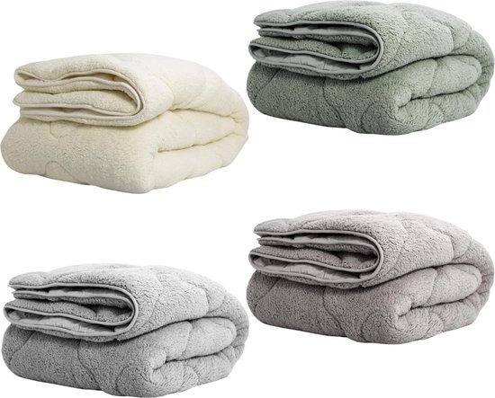 Sleeps 2 in 1 Teddy Dekbed zonder Overtrek - Dekbed - 200 x 200 cm ...