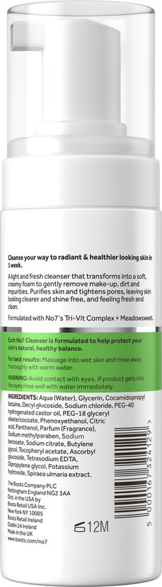No7 Radiant Results Purifying Foaming Cleanser | bol