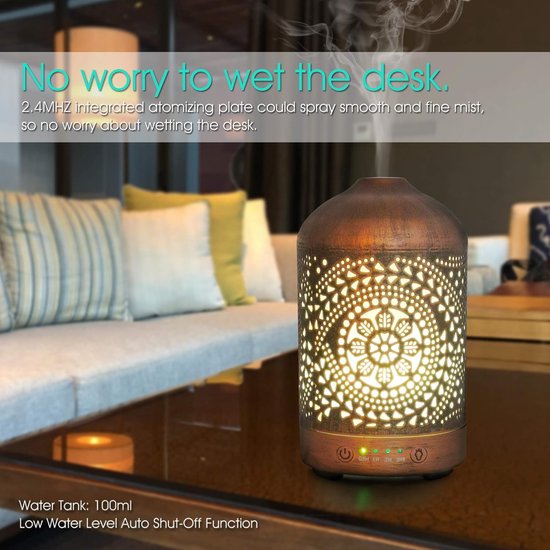 Aroma Diffuser, aromatherapie-diffuser voor etherische olein - aromatherapy diffuser | bol