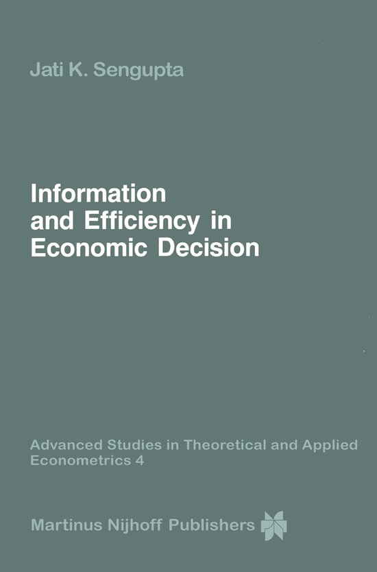 Advanced Studies in Theoretical and Applied Econometrics- Information ...