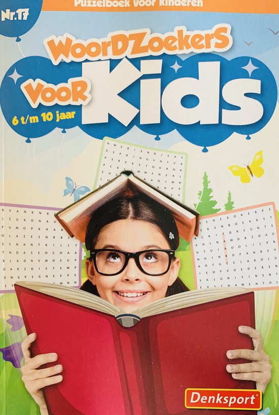 Denksport - Nr. 17 Woordzoekers voor kinderen 6-10 jaar - Denksport junior -... | bol