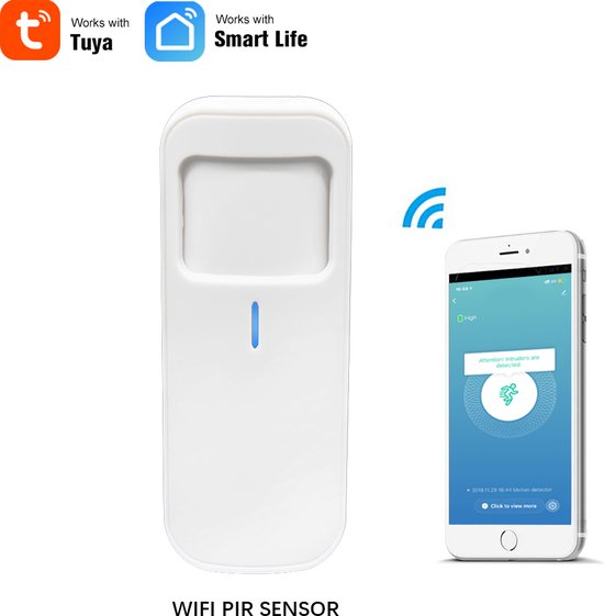 Slimme Wifi Bewegingssensor | PIR Sensor | Motion Sensor | 10 Meter ...