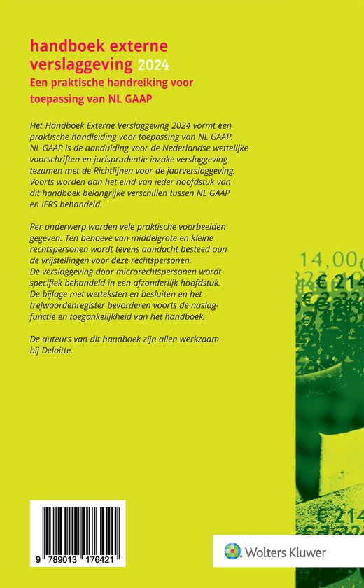 Handboek Externe Verslaggeving 2024 | 9789013176421 | Boeken | bol