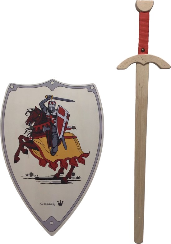 roofridder zwaard met ridderschild Ridder te paard kinderzwaard ...