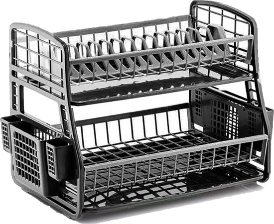Igoods Afdruiprek - 2-laagse Afdruiprek - Afwas Druiprek - Droogrek ...