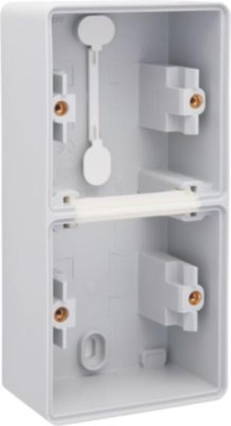 Niko opbouwdoos dubbel 2 soepel ingangen IP55 (700-83201) | bol.com