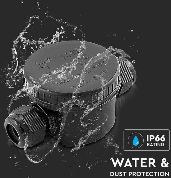 Kabelverdeler - 2 binnenuiteinden - 3-pins - IP66 | bol