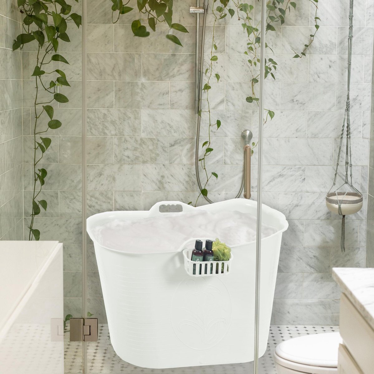 Zitbad Voor Volwassenen - Bath Bucket - Wit - 200L | bol.com