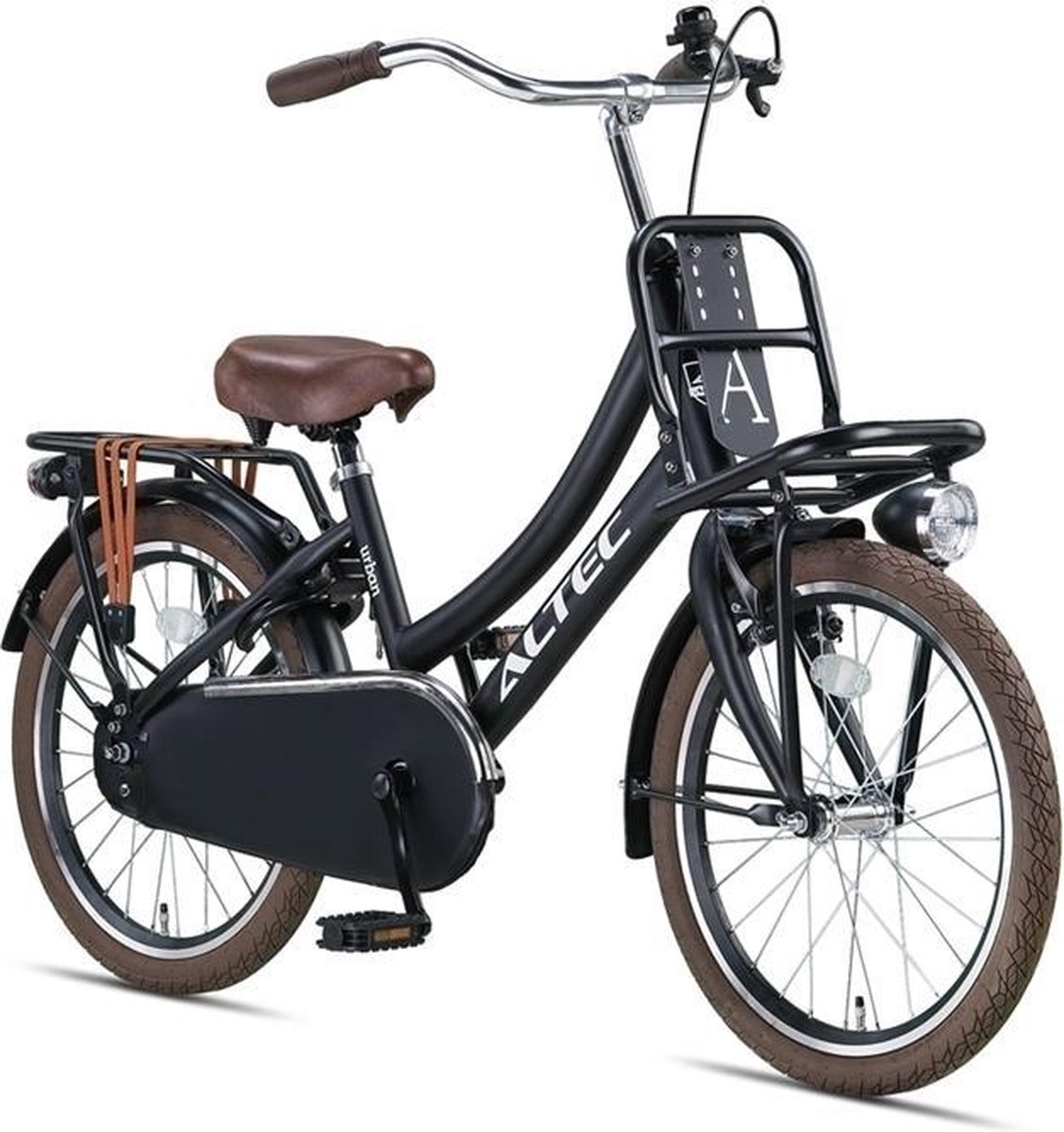 Altec Urban Transportfiets 20 inch - Mat Zwart | bol.com