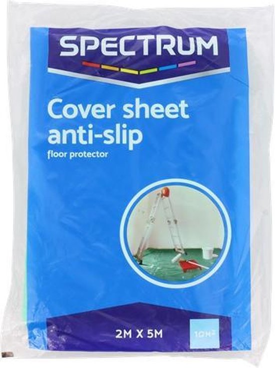 Vloerfolie / afdekfolie antislip 10m2 plastic 2x5 m | bol
