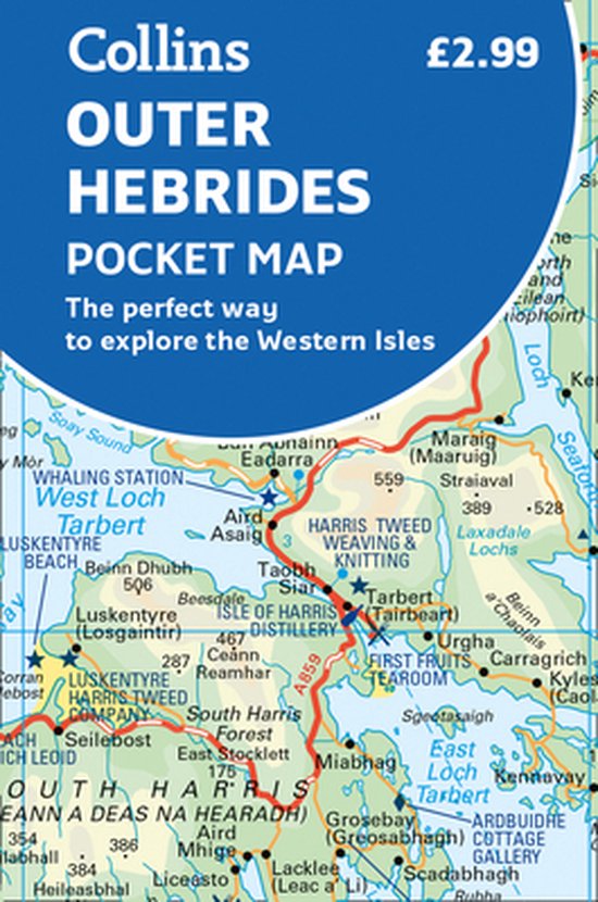 Outer Hebrides Pocket Map, Collins Maps | 9780008325466 | Boeken | bol.com