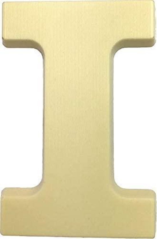 Joe & Mien Ambachtelijke Chocolade letter 'I' - Wit - 1 x 200 gram | bol