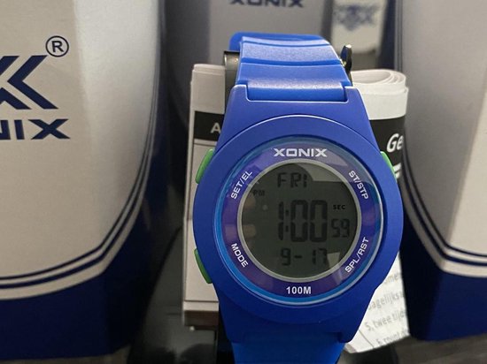 Xonix BAT-A05 - Horloge - Kinderen - Digitaal - Siliconen - Waterdicht ...