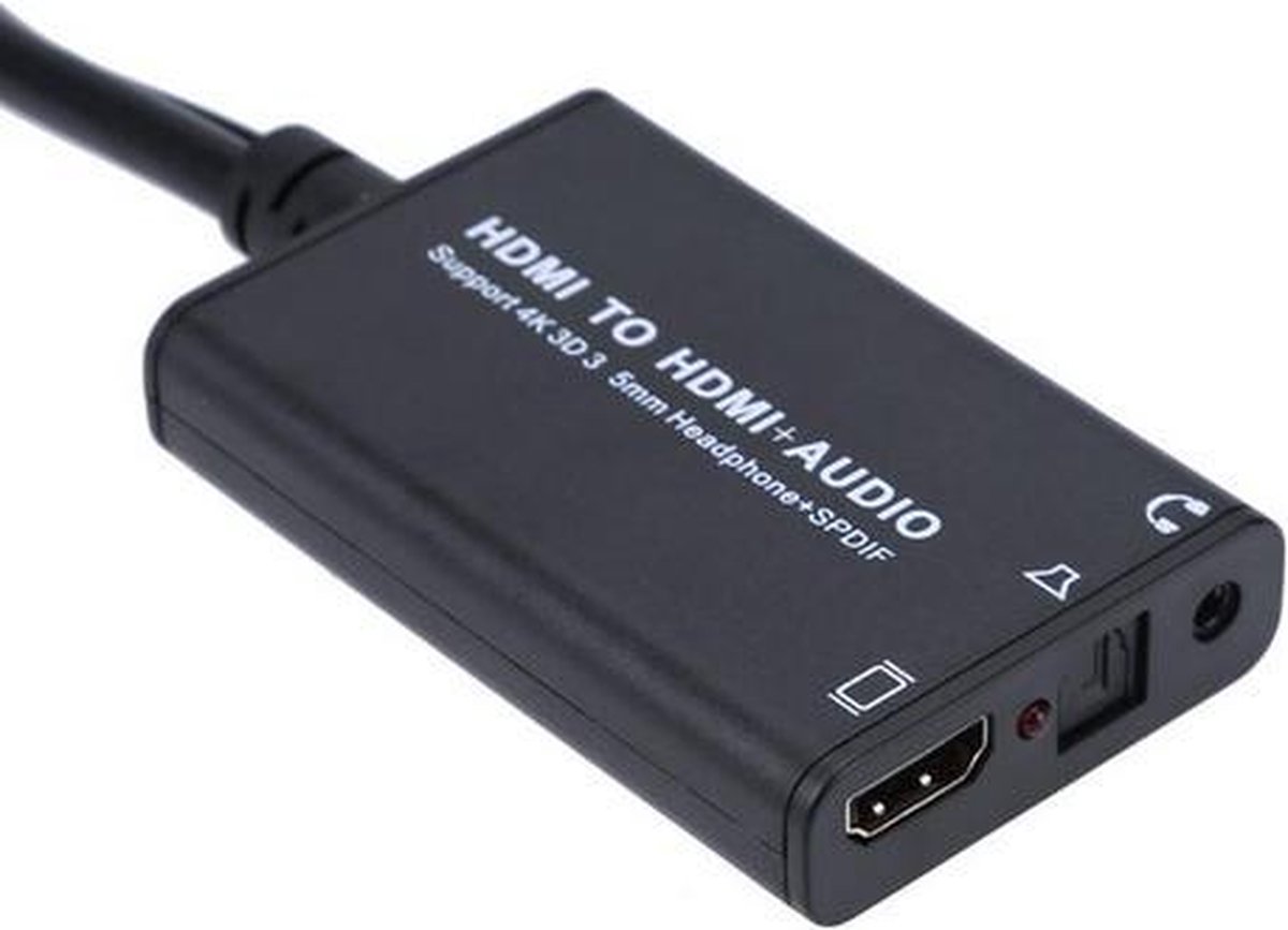 HDMI naar HDMI + Audio Toslink SPDIF output en 3.5mm Jack output ...